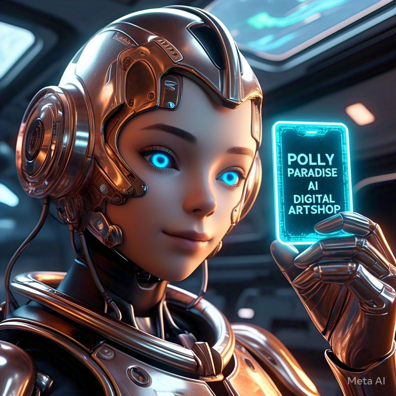 POLLY PARADISE DIGITAL AI ART ID CARDS. | Metalabel