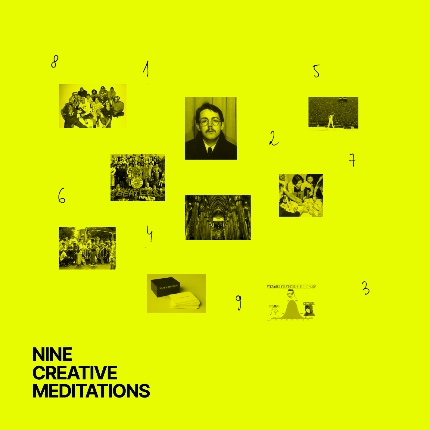 Nine Creative Meditations | Metalabel